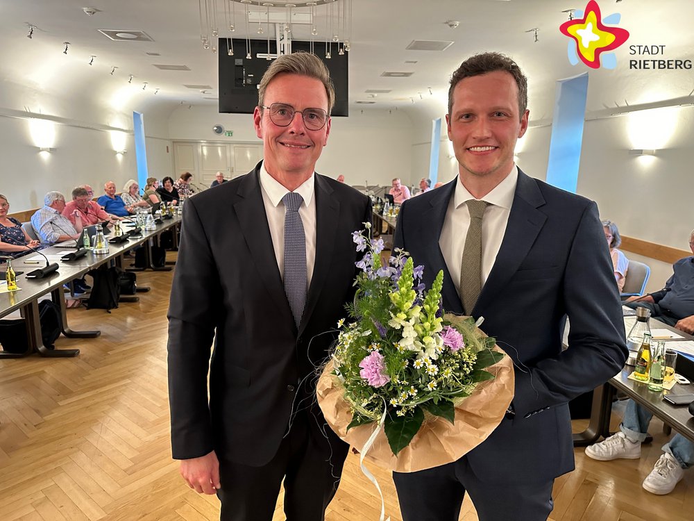 Florian Kapp (36) wird neuer Beigeordneter - Stadt Rietberg